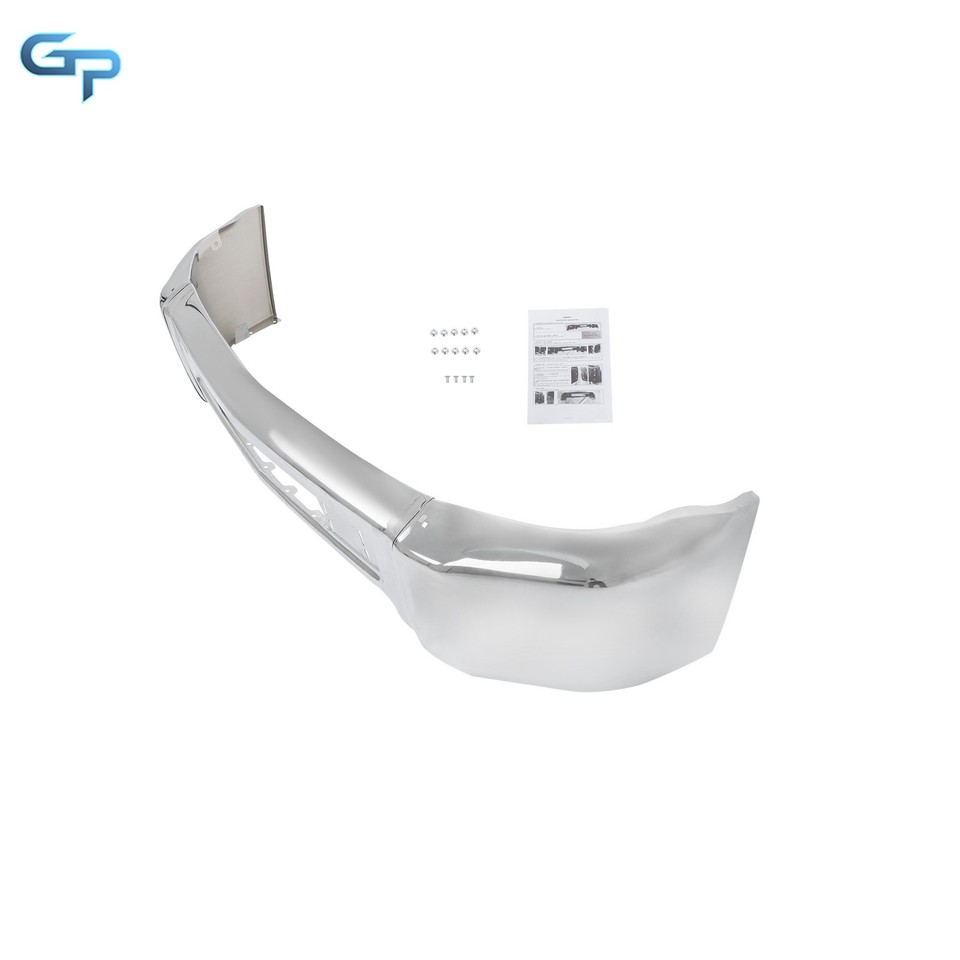 Fit For Chevy Silverado 2500 3500 2015-2019 Split Front Bumper Chrome W ...