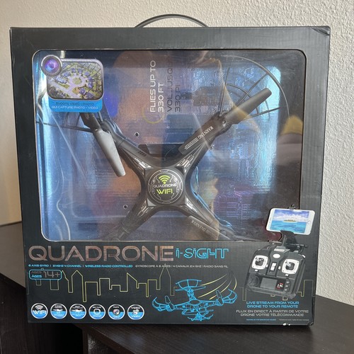 Quadrone i-Sight 6 Axis Gyro Drone Model AW-QDR-IST | eBay