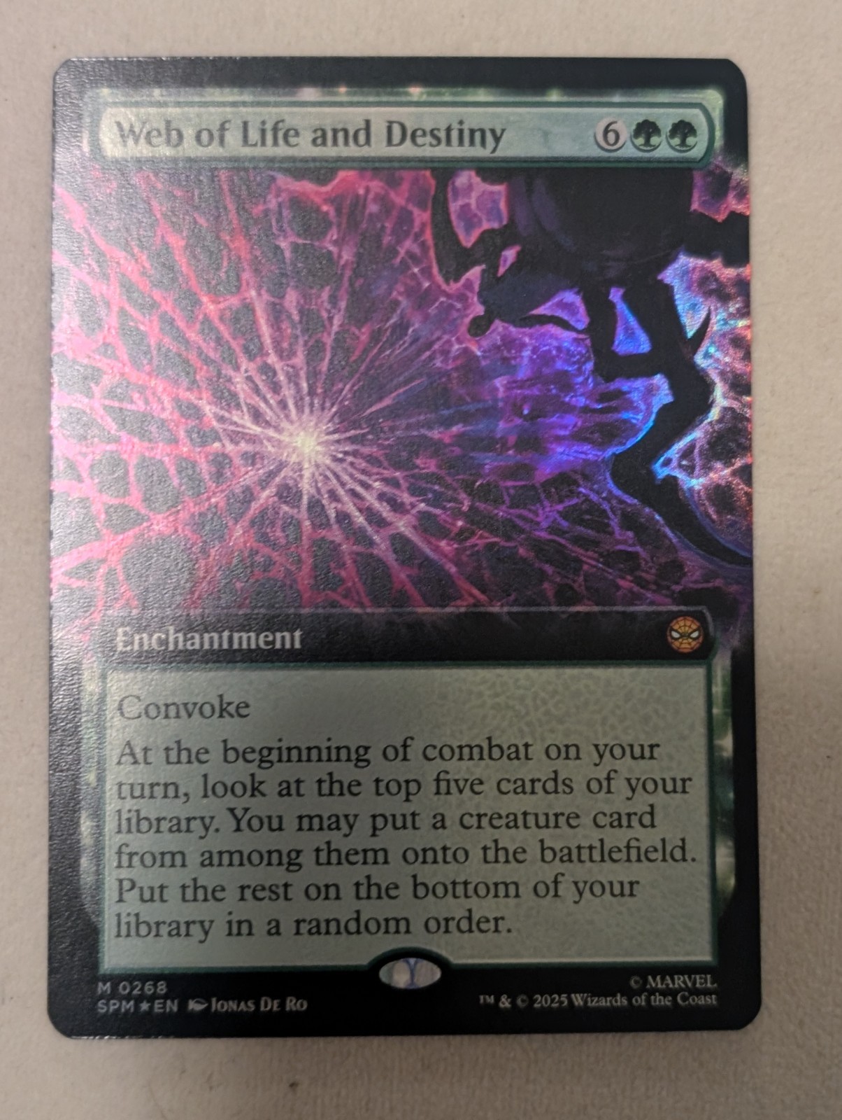 Web of Life and Destiny (Extended Art) Marvel's Spider-Man Foil | eBay