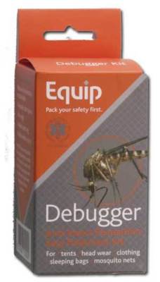 EQUIP - DEBUGGER - PERMETHRIN RINSE SOAK PACK - Tents Clothes Mosquito ...