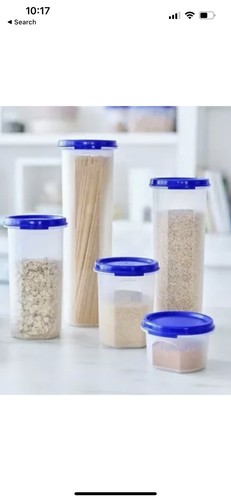 Set of 9 Tupperware Modular Mates Round Containers - with special lids ...