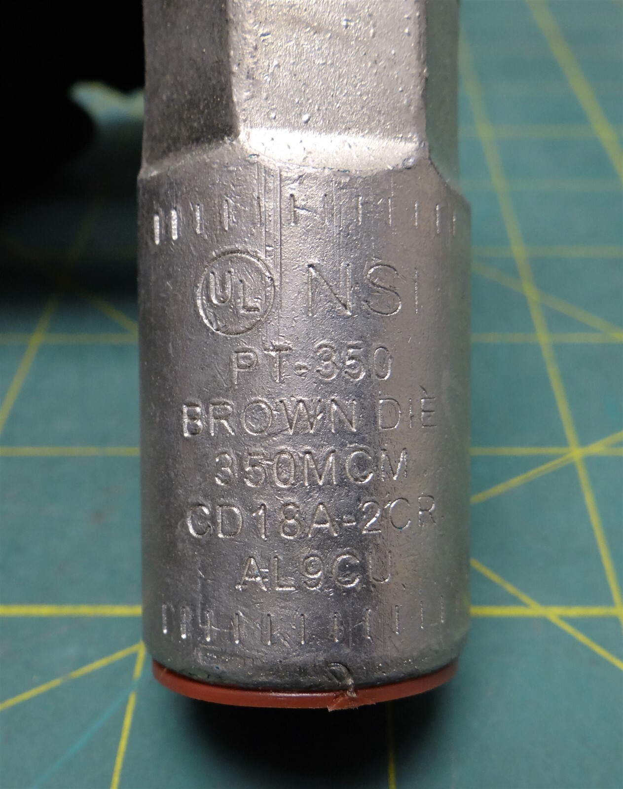 NSI Aluminum, Tin Plated Pin Terminal, 350 MCM, 250 MCM SOLid Pin (Al ...