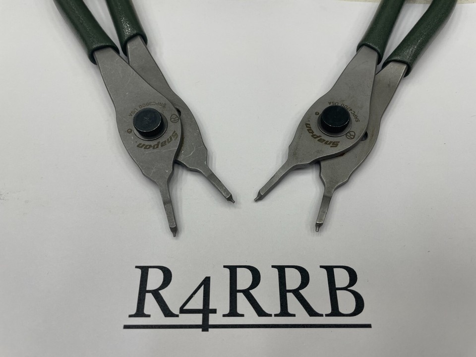 Snap-on Tools USA NEW 6pc COMBAT GREEN Soft Grip Snap Ring Pliers Lot ...