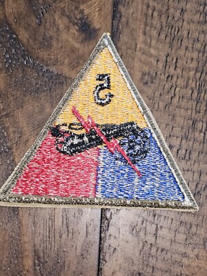 WWII US Army 5th Armor Division Cut Edge Patch L@@K!!! | eBay