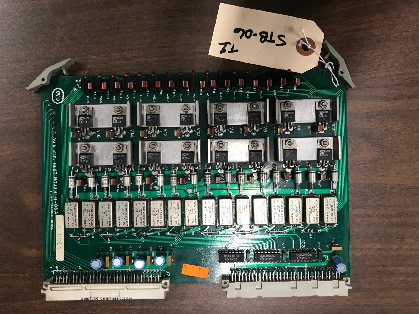 Agie SIGNAL TERMINAL BLOCK STB-06 621802.8 AGIECUT 100C WIRE EDM | eBay