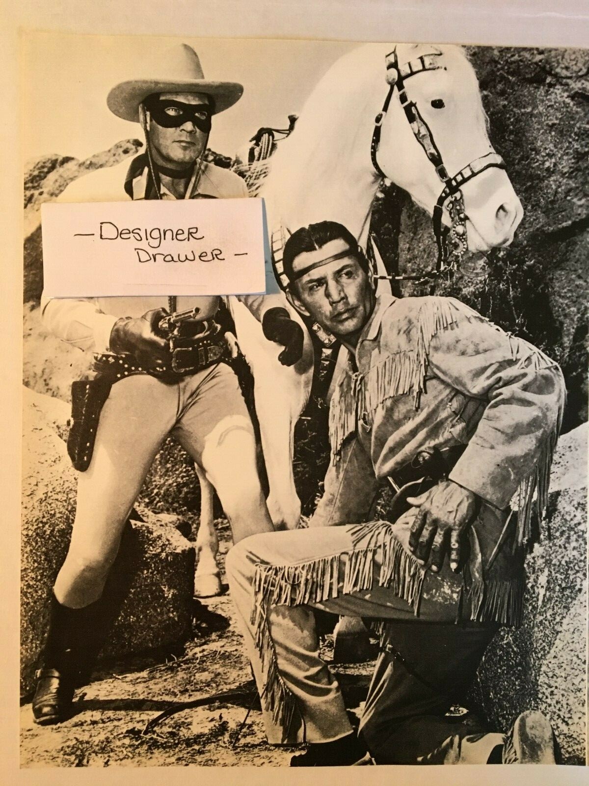 The Lone Ranger & Tonto TV Series Still Photograph Clayton Moore Jay ...