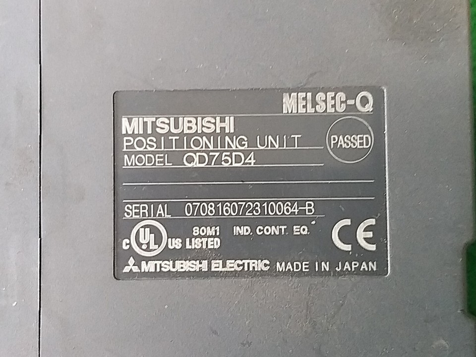 Mitsubishi QD75D4 POSITIONING UNIT, USED | eBay