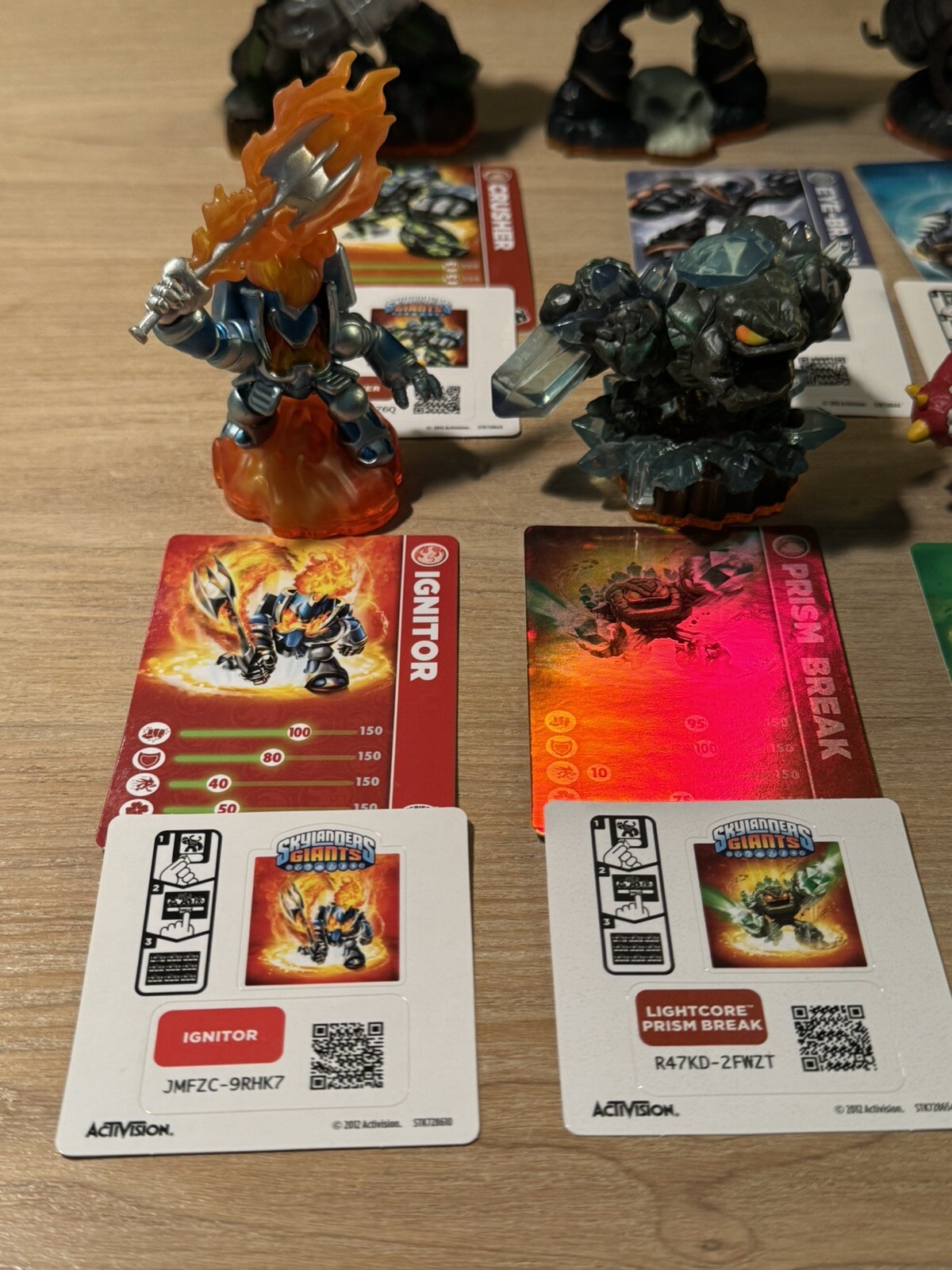 Skylanders Giants Lot Of 10 Figures w/ Codes & Cards XBOX 360, PS3 | eBay