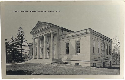 Vintage Postcard, Lane Library, Ripon College, Wisconsin | eBay