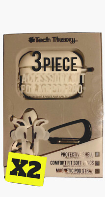 1 New Tech Theory 3 Piece Accessory Kit For Apple Airpod Pro White | eBay