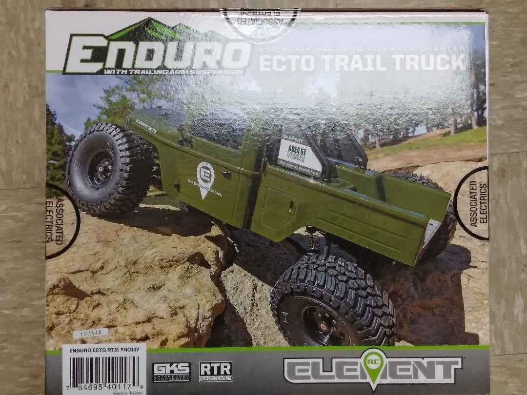 Element RC Enduro Ecto Trail Truck 4x4 RTR 1/10 Rock Crawler Green ...