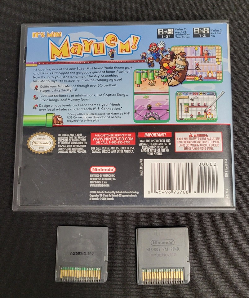 Mario vs. Donkey Kong 2 March of the Minis & New Super Mario Bros DS ...