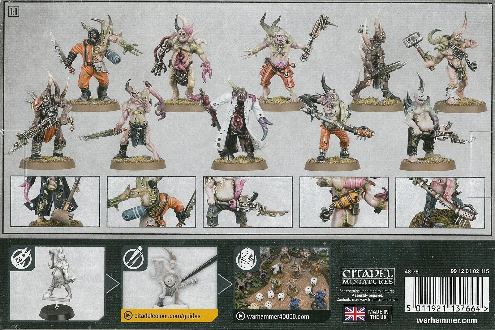 40k Death Guard Poxwalkers x10 Warhammer | eBay