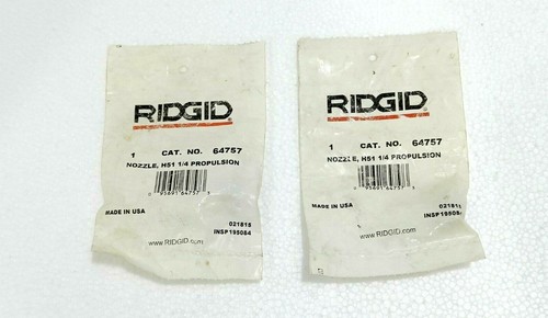Buse De Propulsion RIDGID Cat N° 64757- H-51 1/4" | eBay