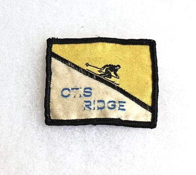 OTIS RIDGE Vintage Ski Patch MASSACHUSETTS Resort Skiing Souvenir ...