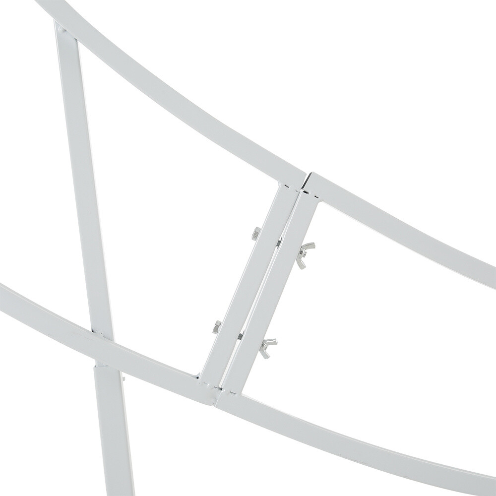 Large Half Moon Wedding Arch Metal Frame Backdrop Stand Party Props ...