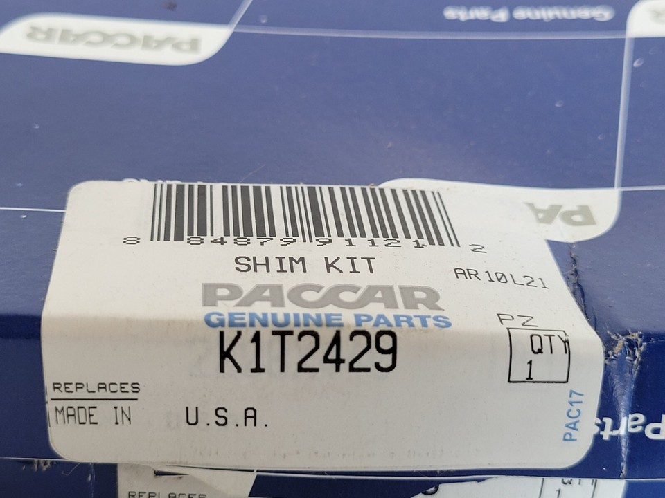 Paccar Shim Kit K1T2429 Genuine QTY 2 | eBay