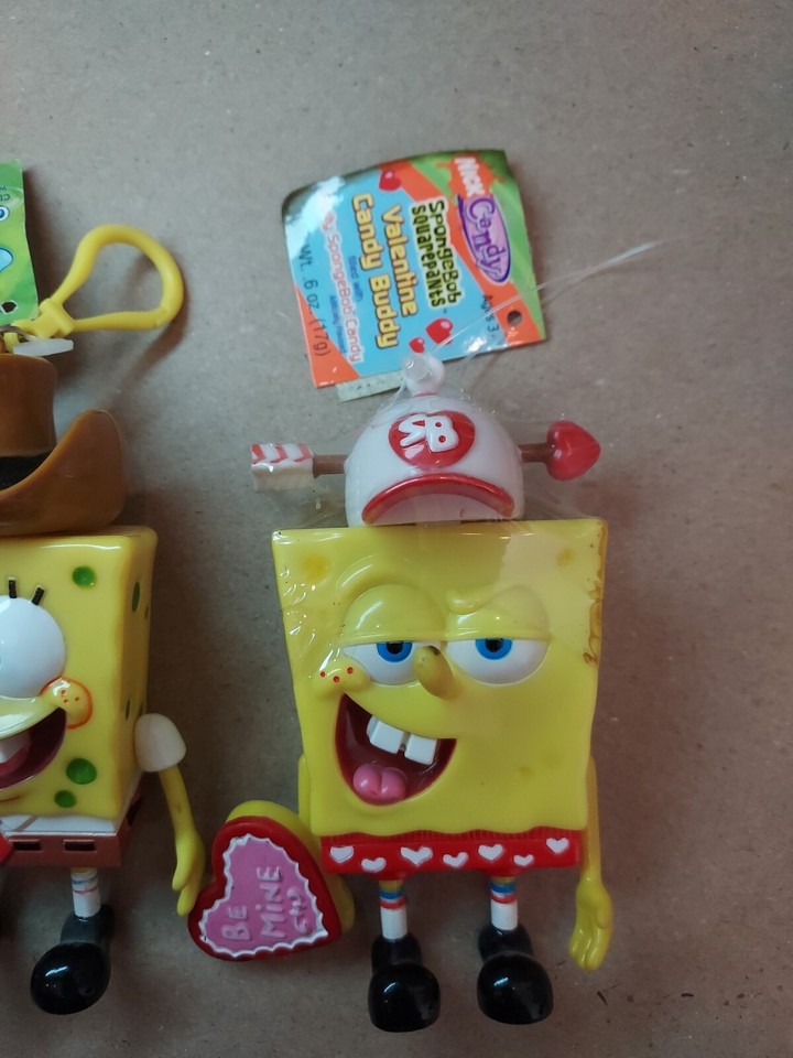 Lot Of 3 2004 SpongeBob SquarePants Easter Candy Buddy Nick Candy ...