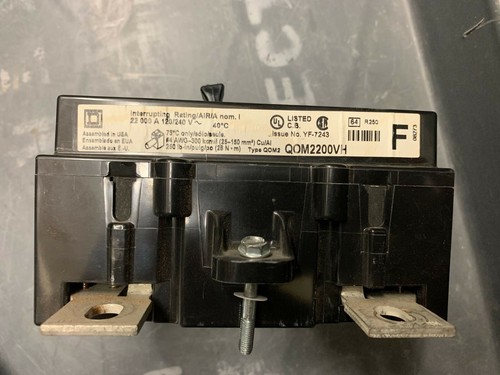 Square D QOM2200VH 2 Pole 200A QO Main Breaker 22K | eBay