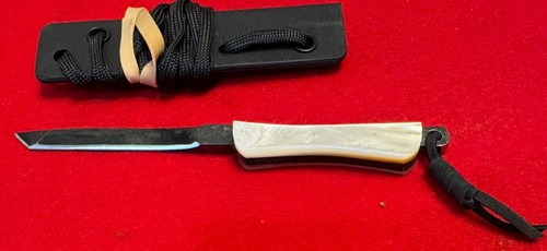 NEWT LIVESAY CUSTOM by LEE “ZIPPER” FIXED BLADE SELF DEFENSE NECK KNIFE ...