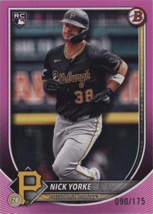2025 Bowman - Nick Yorke #97 Pink /175 (RC) for sale online | eBay