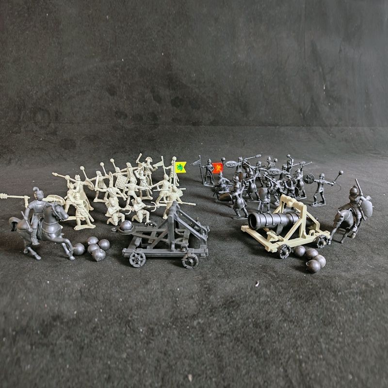 Ancient Soldier Figure Model Set Siege Battle Theme Figure Model ...