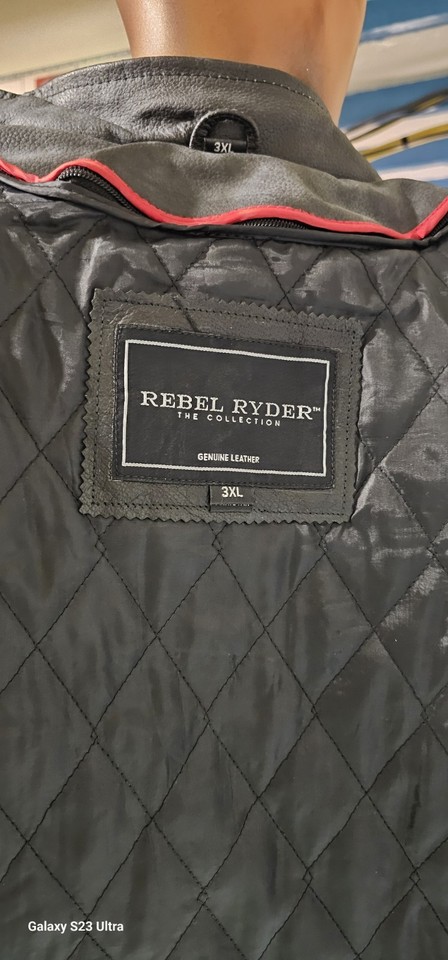 Ryder Jacket leather Size 3XL By Rebel Ryder Genuine Leather New Tags ...