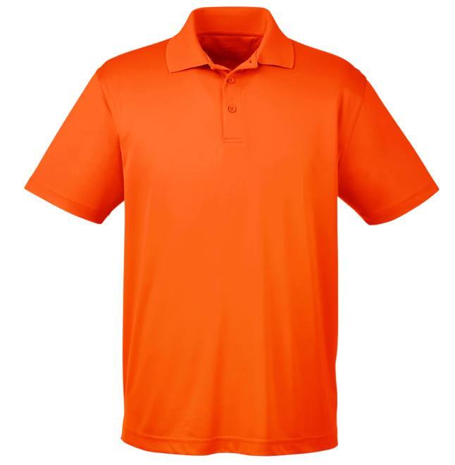 Lot of. Harriton ORANGE POLO SHIRT MENS XL, RN# 108030 100% polyester ...