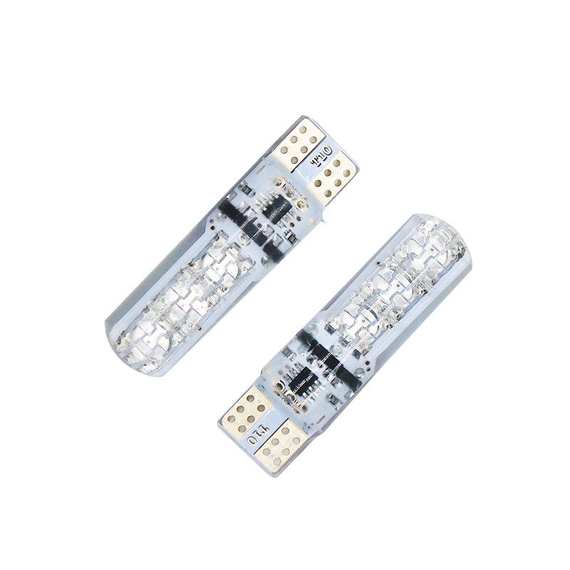 5pack T10 W5W Car Lights LED Bulb RGB with Remote Control 194 168 501 ...