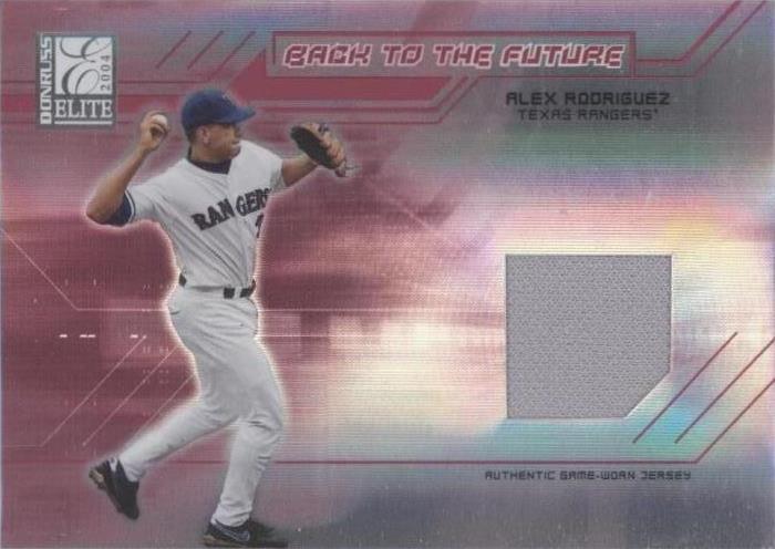2004 Donruss Elite - Back to the Future Alex Rodriguez, Hank Blalock # ...