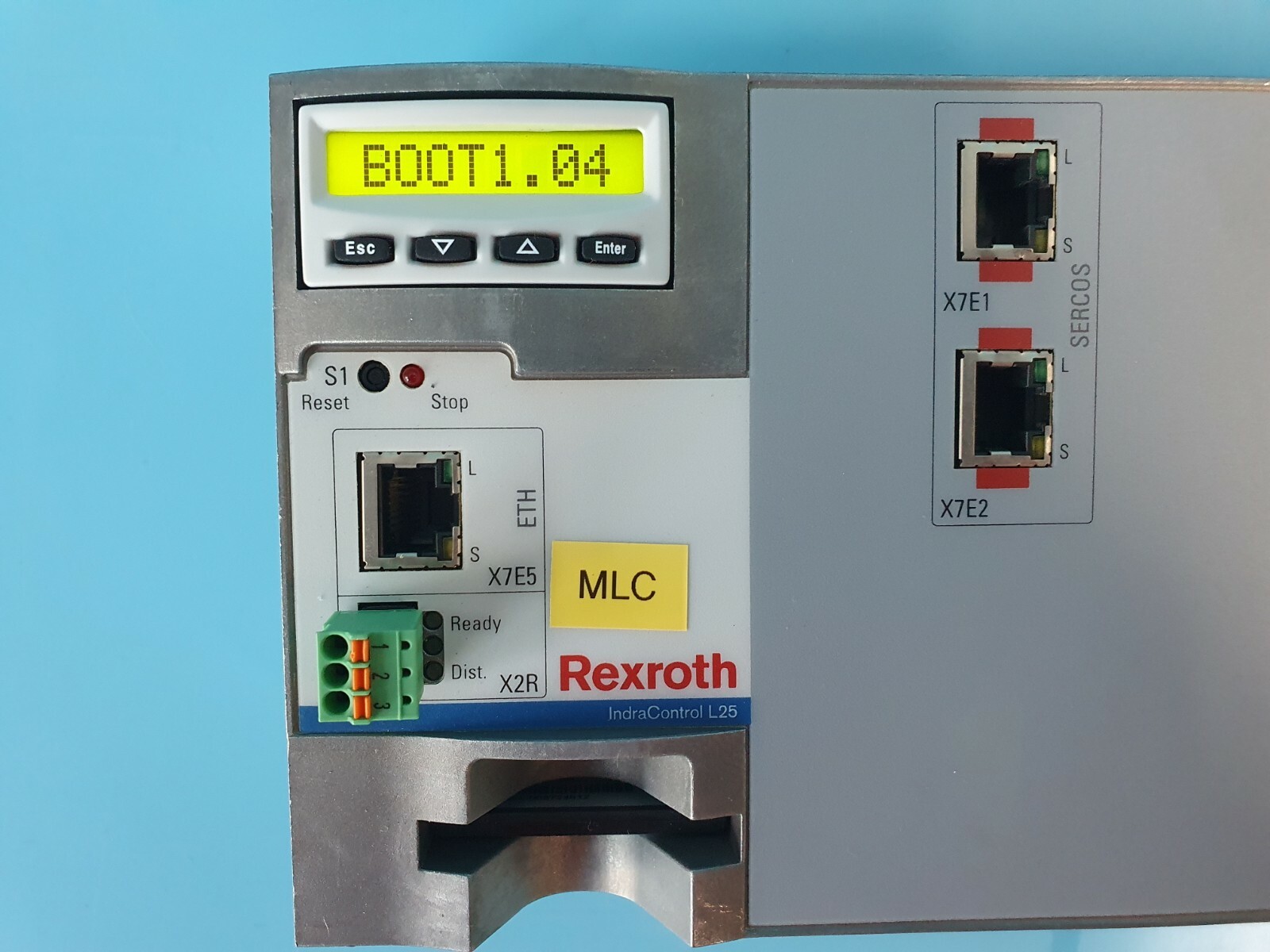 REXROTH INDRACONTROL L25 CML25.1-3N-400-NN-NNC1-NW & R-IB IL 24 AO(DO ...