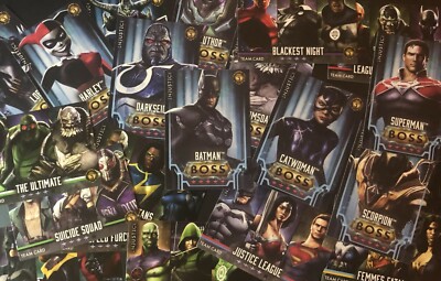 DC Injustice Gods Among Us Arcade BOSS and TEAM Game Cards Series 3 ...