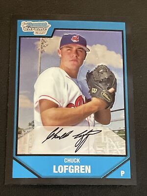 2007 Bowman Chrome Prospects CHUCK LOFGREN RC #BC28 | eBay