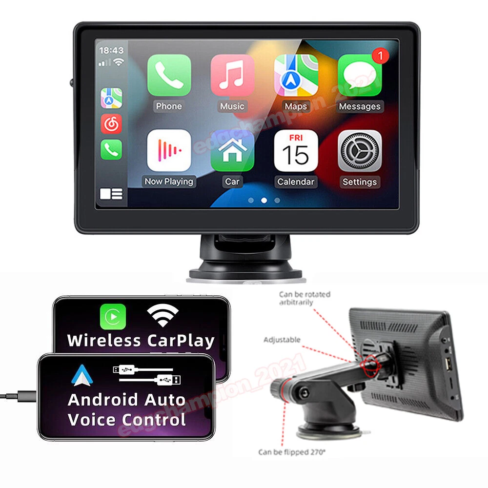 2022 Newest Wireless Apple Carplay Android Auto, Carpuride, 55% OFF