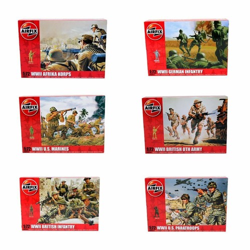 Airfix World War 2 WW2 1:72 Infantry Box - Multiple Options | eBay