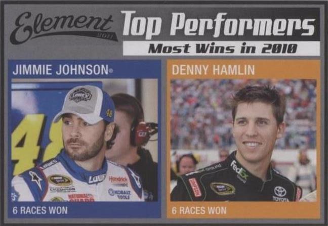 2011 Wheels Element - Top Performers Jimmie Johnson, Denny Hamlin #87 ...