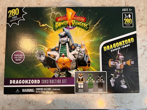 Mighty Morphin Power Rangers Dragonzord 280 Piece Construction Building ...