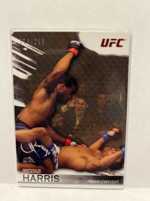 Gerald Harris 2010 Topps UFC Knockout Gold Card # 83 118/288 or 029/288 ...