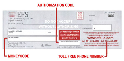 BLANK Electronic Fund Source (EFS) Checks - 10 Pack | eBay