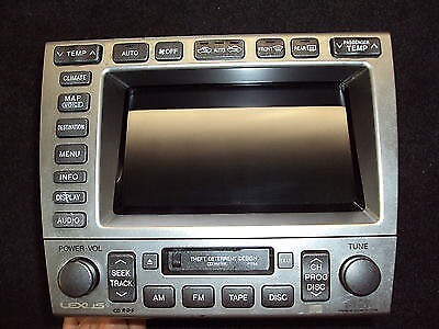 2001-2005 LEXUS GS300 GS430 GPS NAVIGATION SILVER SCREEN 03 SPORTDESIGN ...