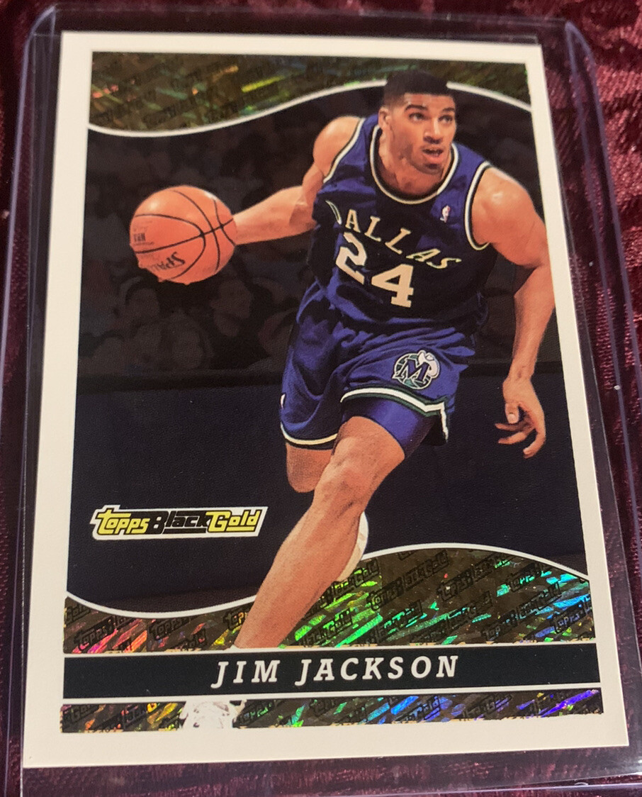Jim Jackson 1993-94 Topps BLACK GOLD Card # 7, Ohio State / Dallas ...