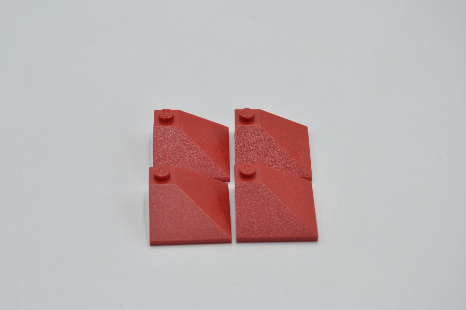 LEGO 4 x Dachstein Schrägstein rot Red Slope 33 3x3 Double Convex 3675 ...