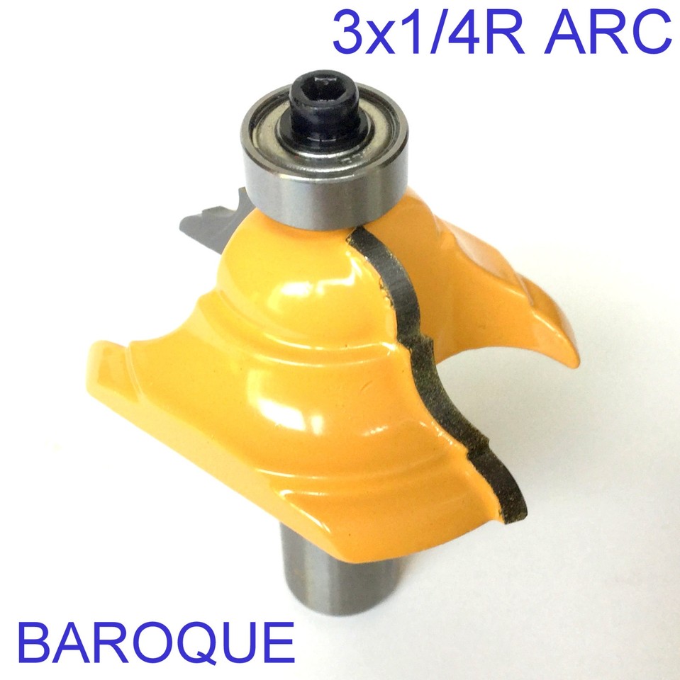 1 pc 1/2" SH French Baroque Handrail Edge Forming Router Bit sct-888 | eBay