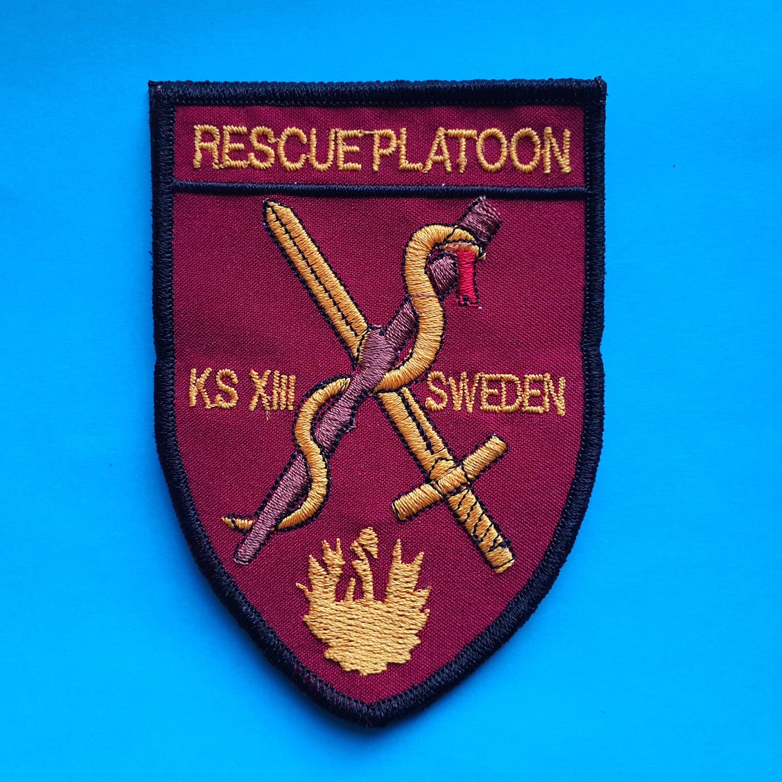Sweden Army Swedish KS13 RESCUE PLATOON KFOR Kosovo Mission Sleeve ...