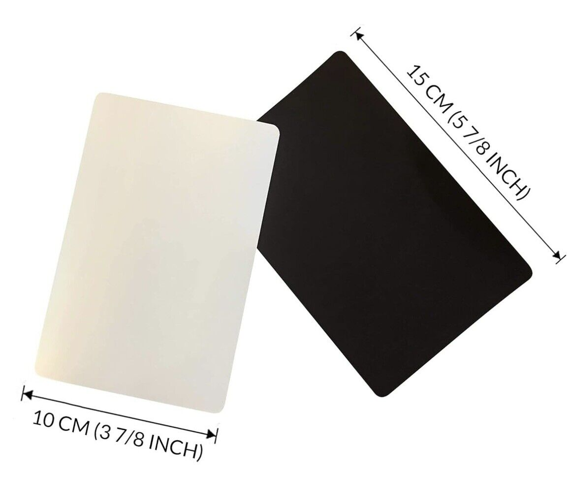 Magnetic Dry Erase Whiteboard Cards 6" x 4" 30 Pack 2 Markers & 1 ...