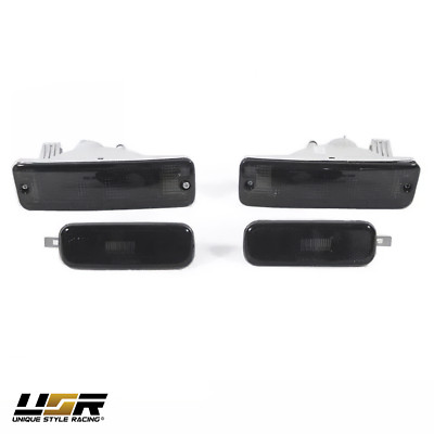 1989-1990 Nissan 240SX S13 For Smoke Signal + Side Marker Lights Front ...