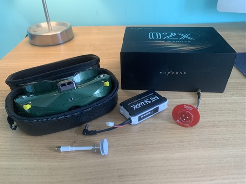skyzone 02X Fpv Goggles Never Used With 2 Antennas | eBay