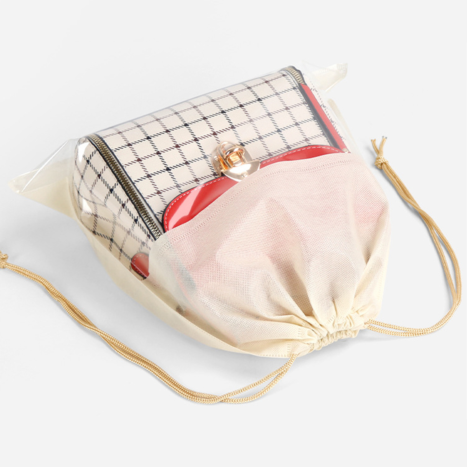 Handbag Organizer Pouch Exquisite Drawstring Stable Large Capacity ...