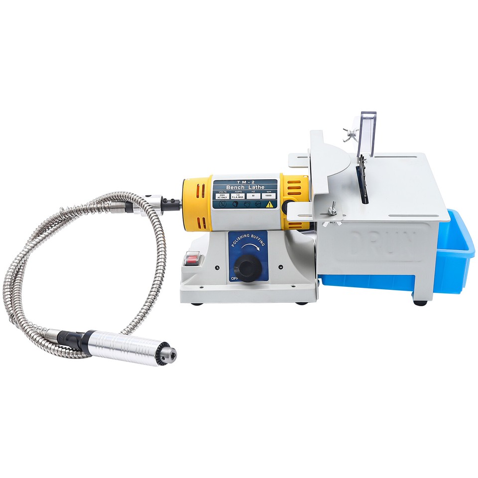 Gem Jewelry Rock Polishing Buffer Machine Bench Lathe Polisher Cutter ...