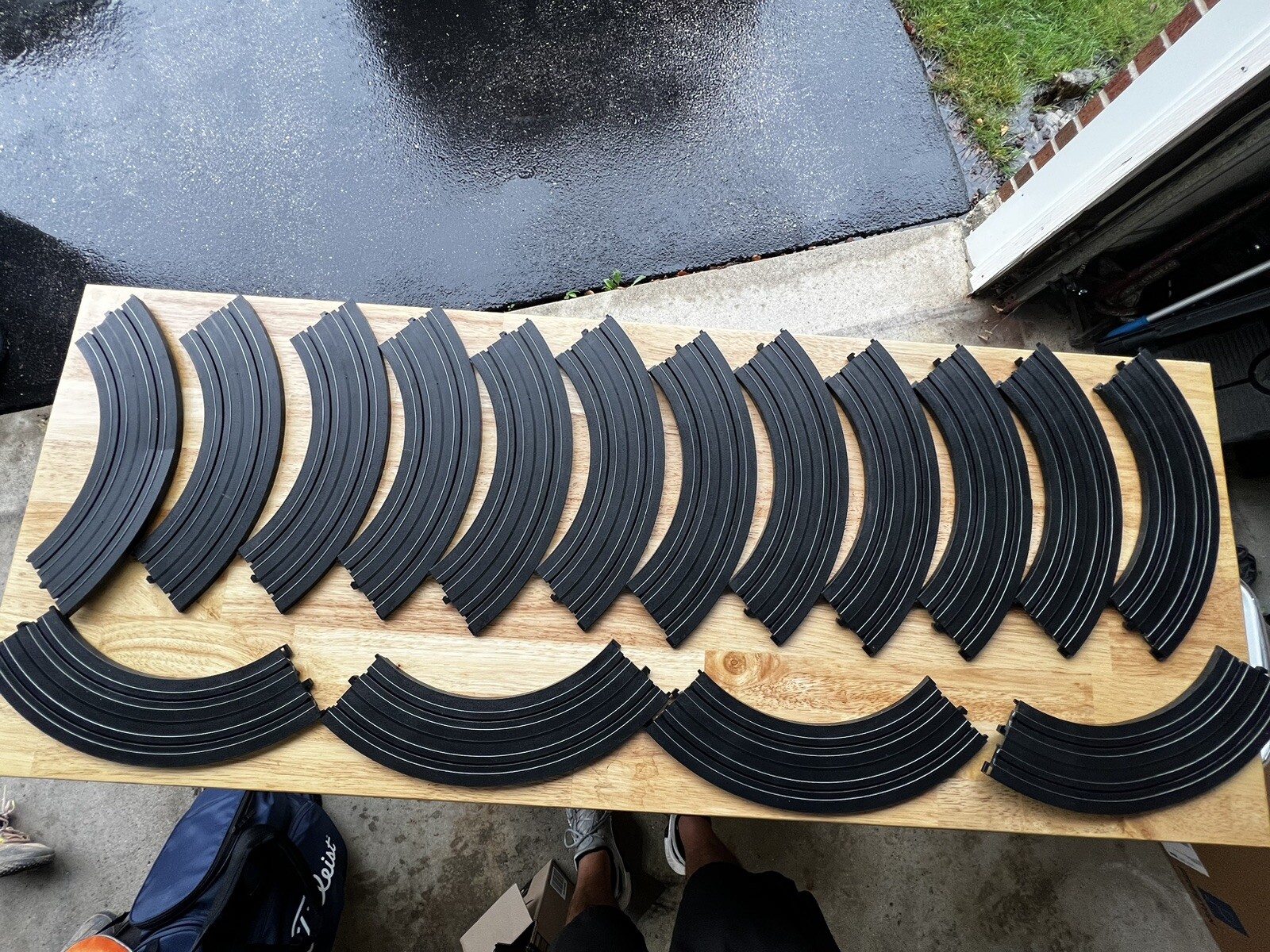 Lot of 45 PCs. Life-Like Racing Vintage Slot Car Track HO Track ...